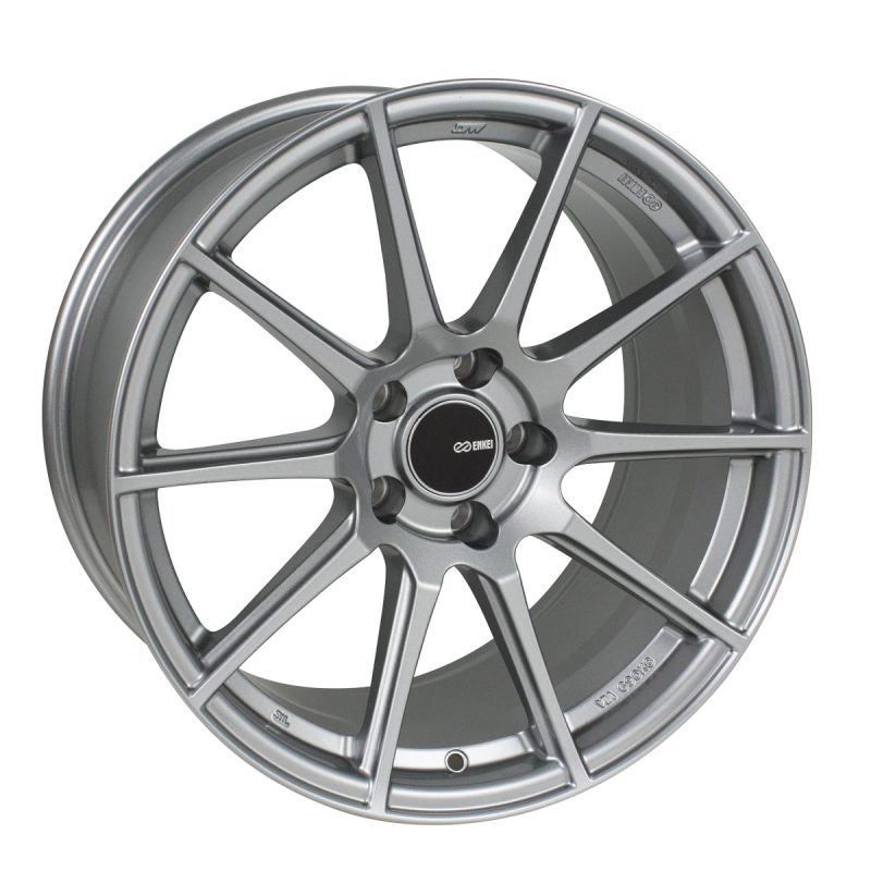 Enkei 499-880-6540GR - TS10 18x8 5x114.3 40mm Offset 72.6mm Bore Grey – Complete Street Performance