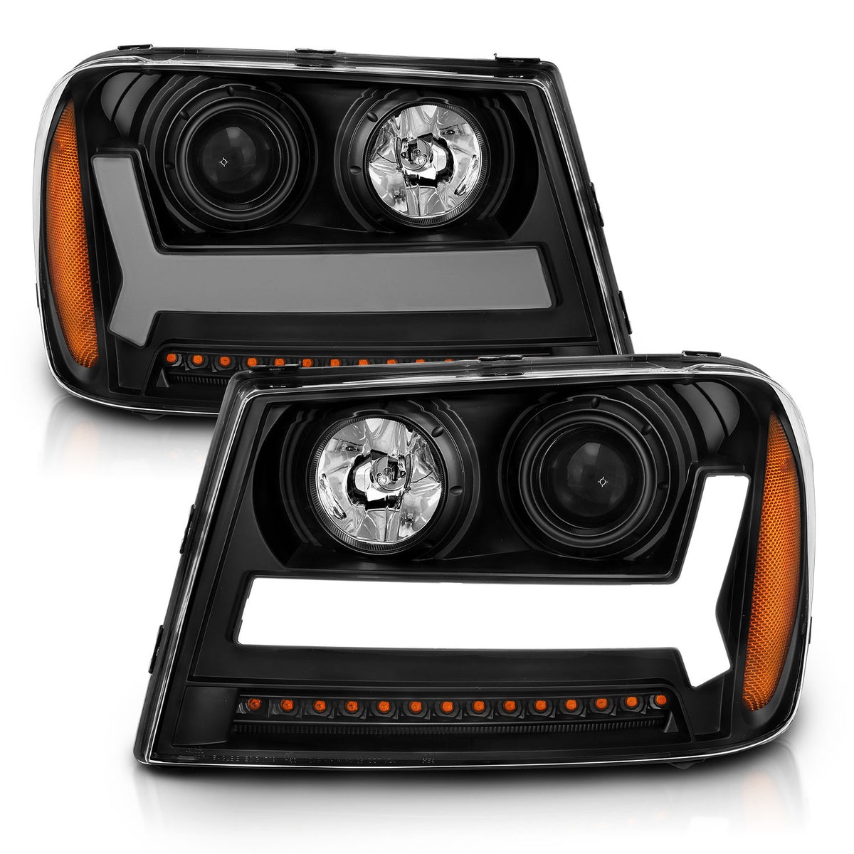 Anzo 111390 - 2006-2009 Chevrolet Trailblazer Projector Headlights w/ – Complete Street Performance