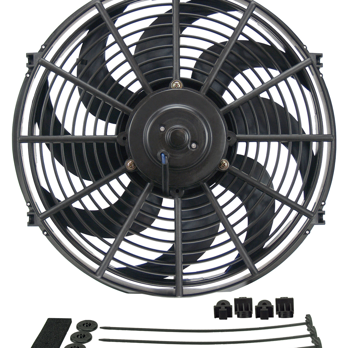 Derale 18914 - 14" Dyno-Cool Curved Blade Electric Fan – Complete Street Performance