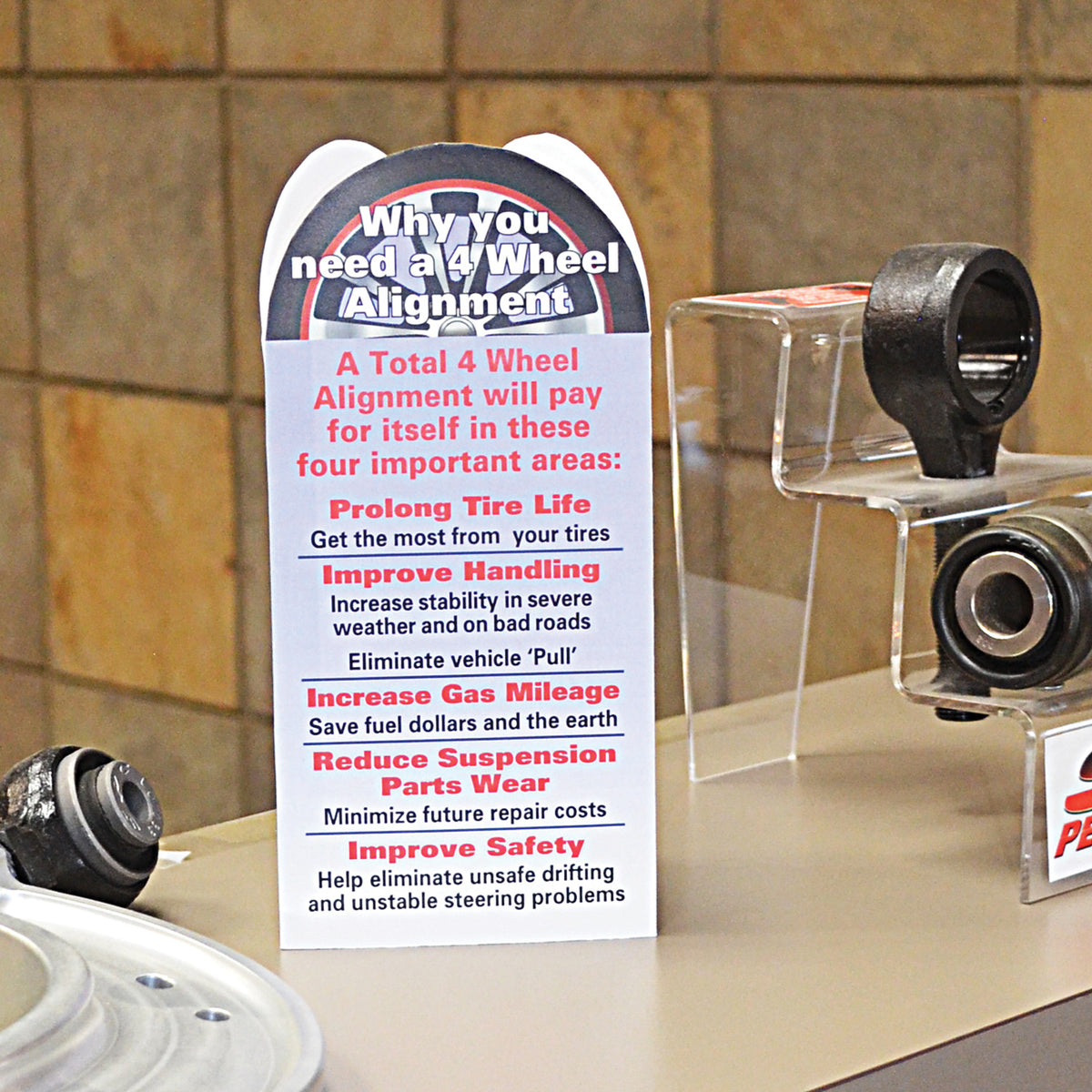 SPC Performance 20101 - TIRE DISPLAY TABLE TENT – Complete Street Performance