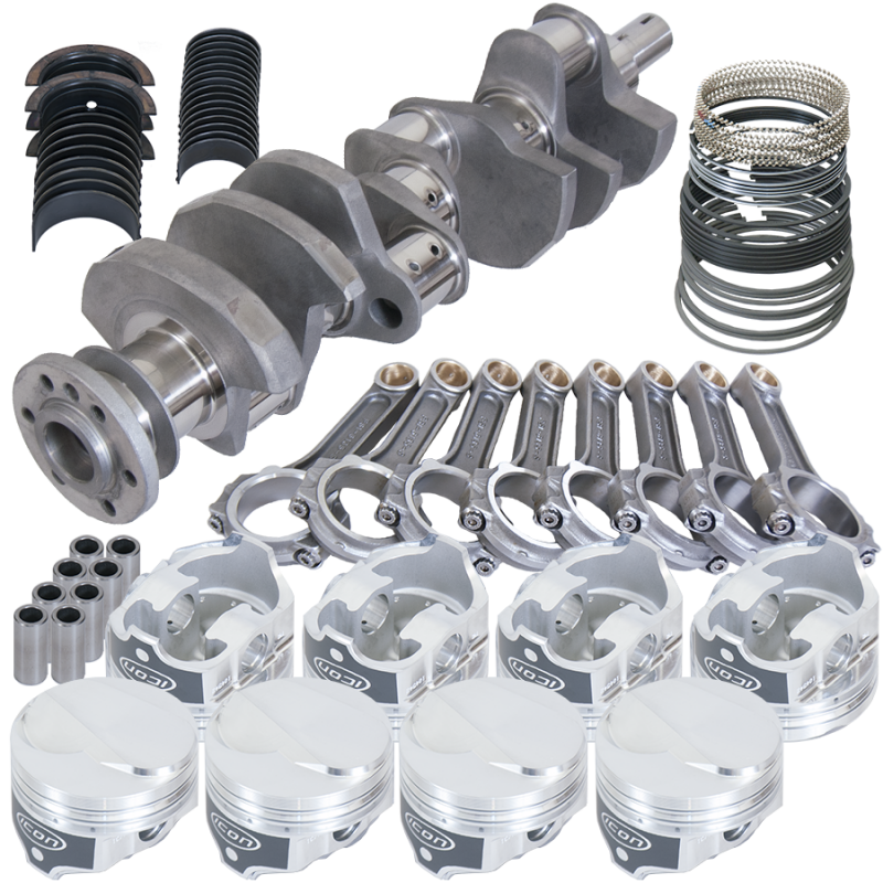 Eagle 61322070 - Chevy 454 4.000in Crank 6.135in I-Beam Rods 18cc Dome – Complete Street Performance