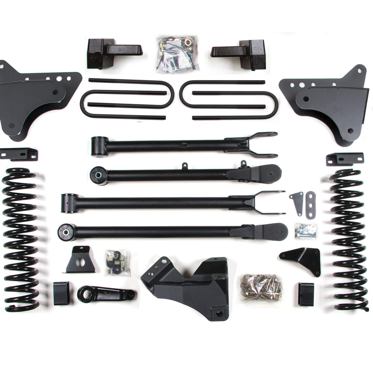 BDS Suspension BDS555FS - 4 Inch Lift Kit w/ 4-Link Ford F250/F350 Sup – Complete Street Performance