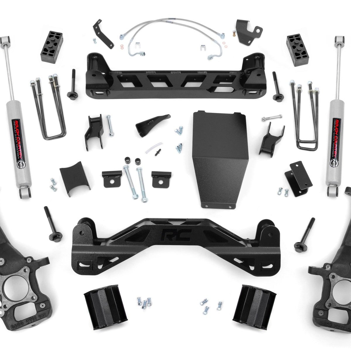 Rough Country 54720 - 4 Inch Lift Kit - Ford F-150 4WD (2004-2008 ...
