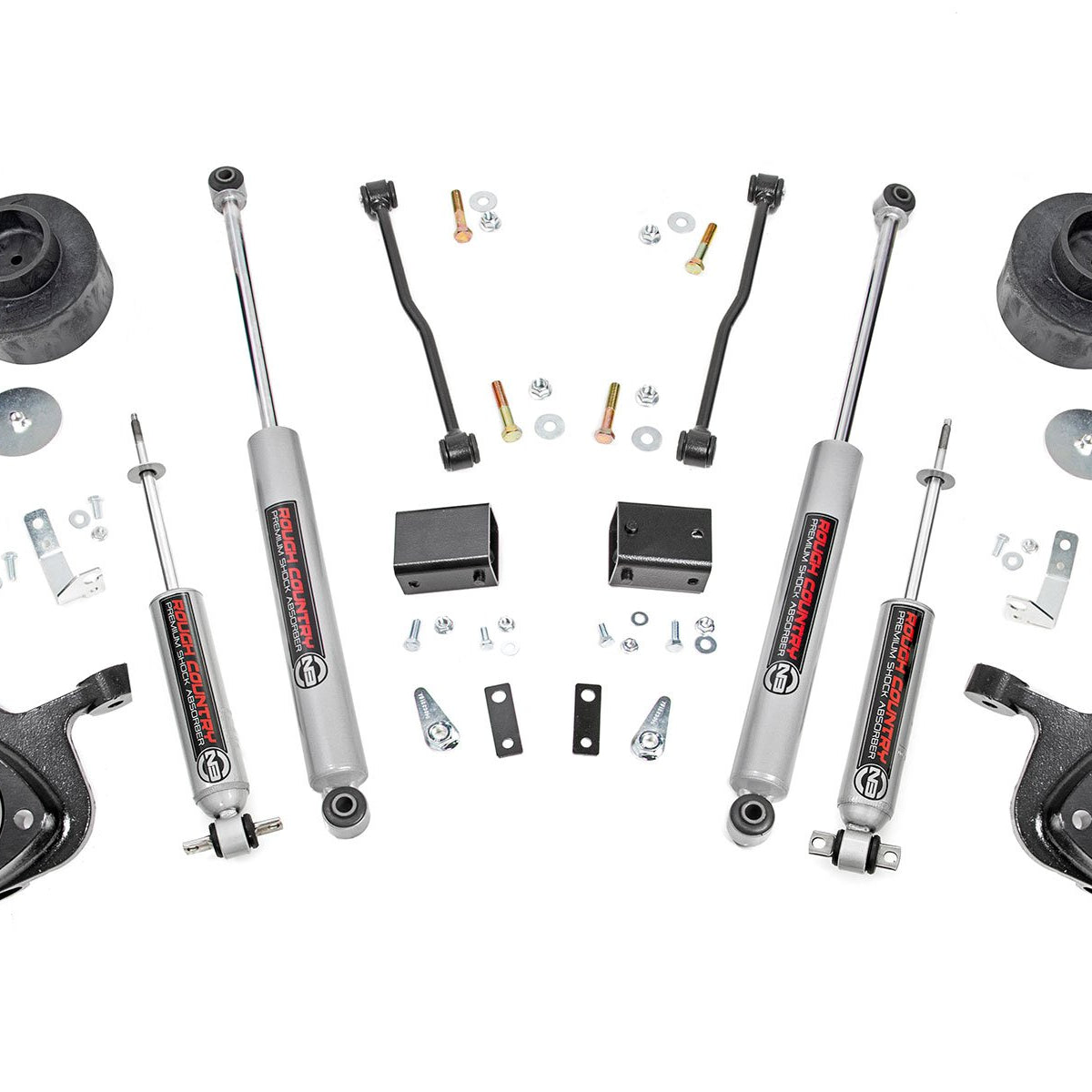 Rough Country 30730 - 4 Inch Lift Kit - Ram 1500 2WD (2009-2018 & Clas ...
