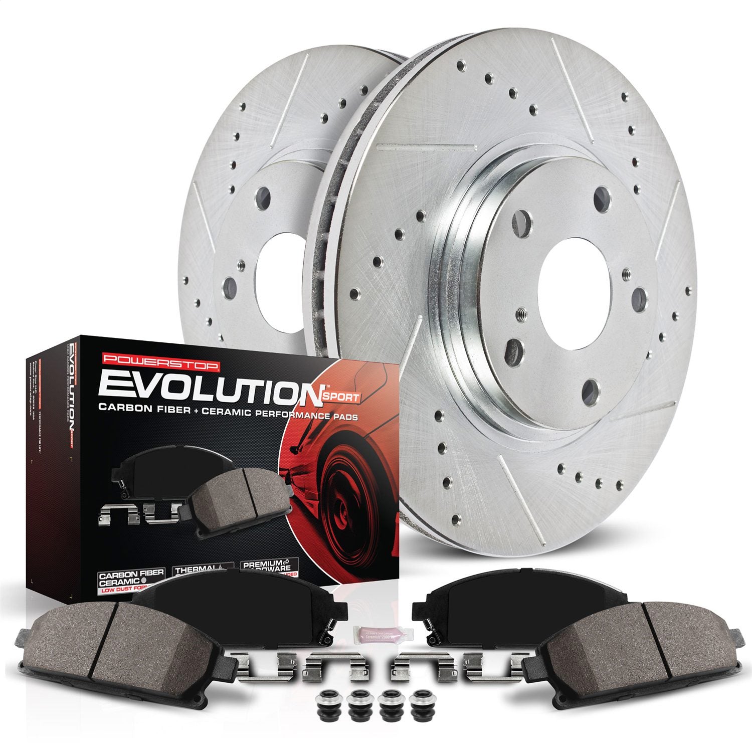 PowerStop K8491 - Power Stop 18-20 Kia Stinger Rear Z23 Evolution Brak ...