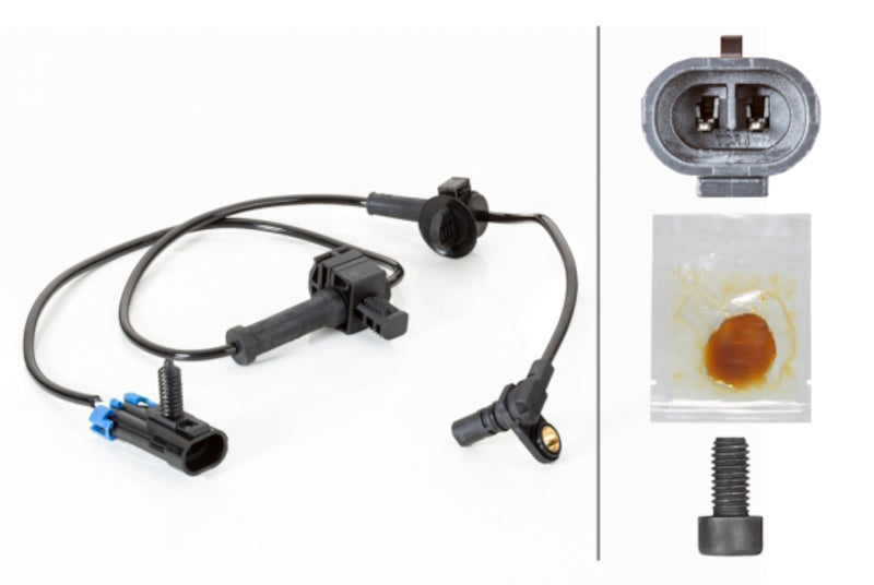 Hella 230040411 - ABS Wheel Speed Sensor – Complete Street Performance