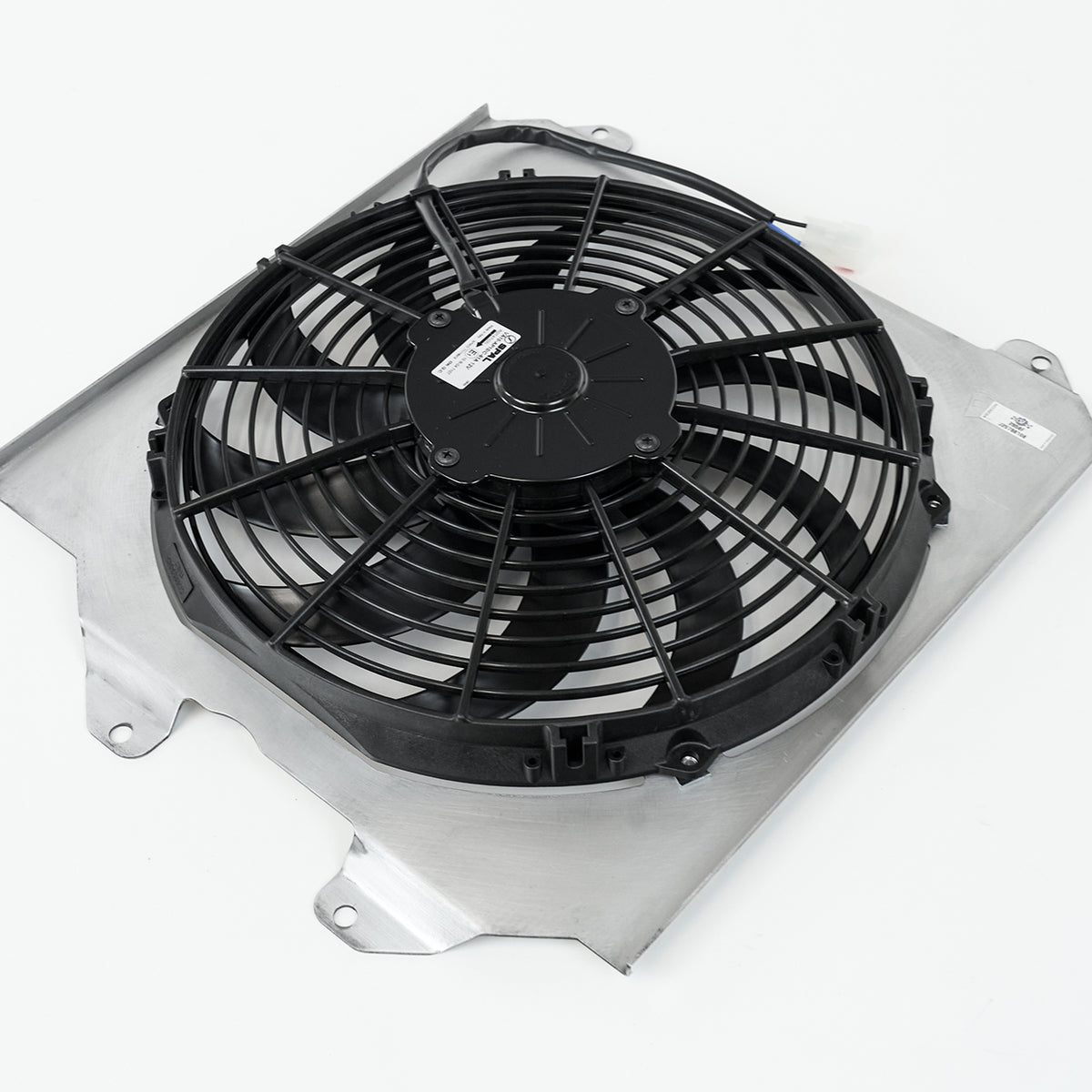 CSF 2858F - 92-00 Honda Civic All-Aluminum Fan Shroud w/12in SPAL Fan ...
