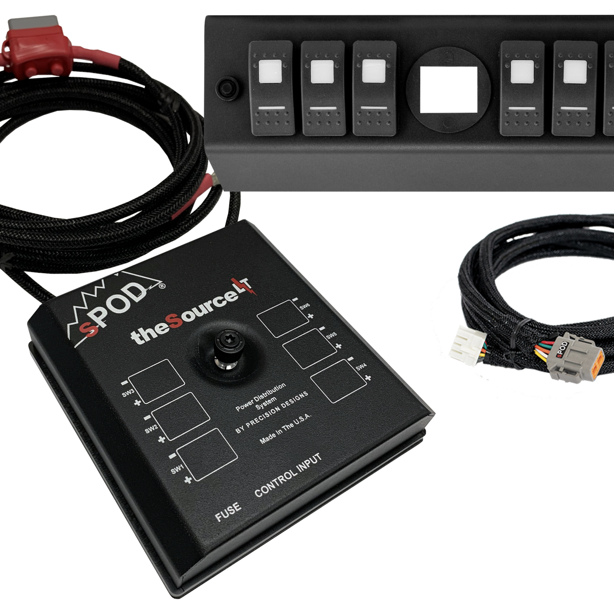 sPOD 873150 - SourceLT w/ Genesis Adapter and Red LED Switch Panel for ...