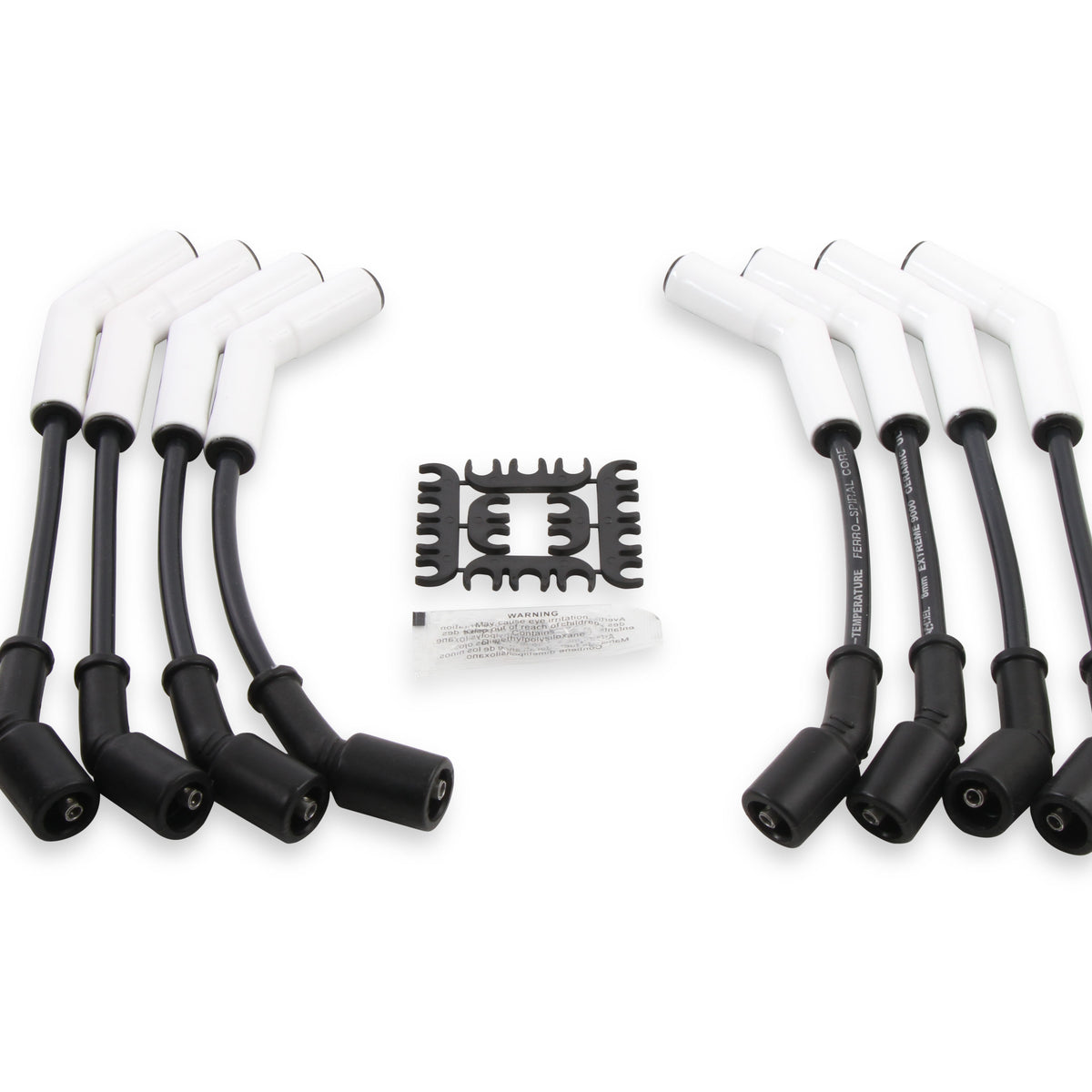 ACCEL 9070C - Extreme 9000 Ceramic Boot Spark Plug Wire Set – Complete ...