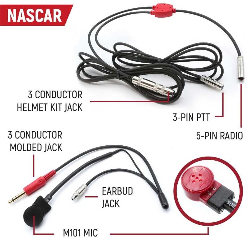 Rugged Radios IMSA-RDH-U - NASCAR and IMSA Racing Comm System IMSA / R ...