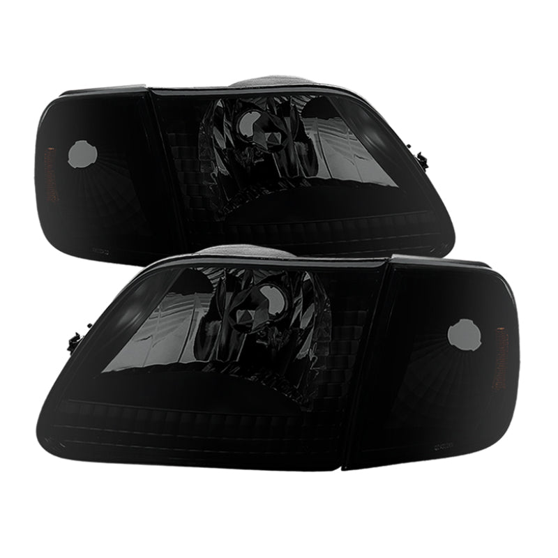 Spyder 9030321 - xTune Ford F150 97-03 Crystal Headlights w/Corner Bla ...