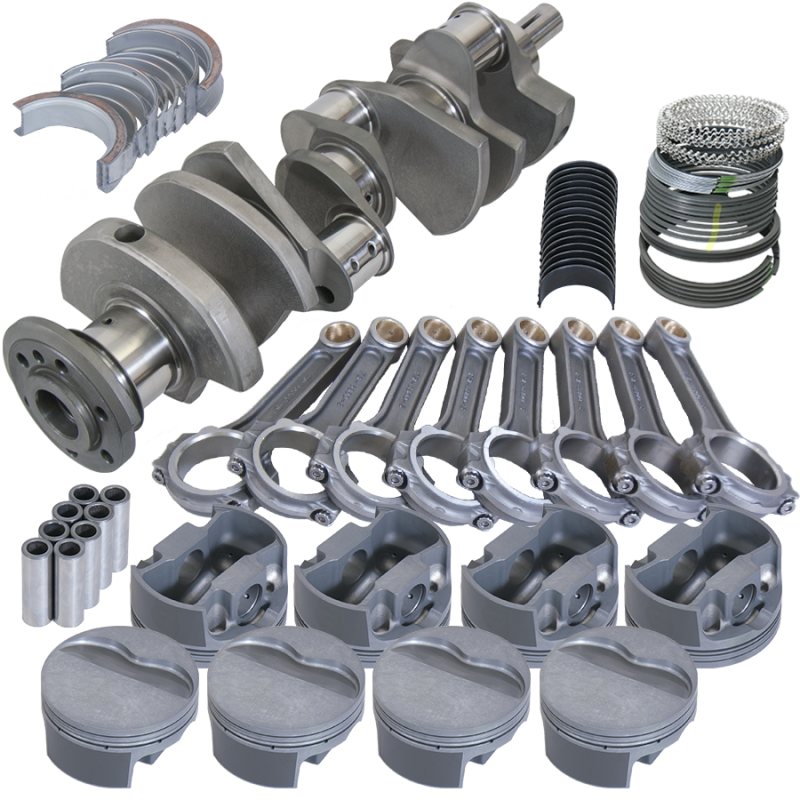 Eagle 615004185 - Pontiac 400 4.250in Crank 6.800in I-Beam Rods -6cc F ...