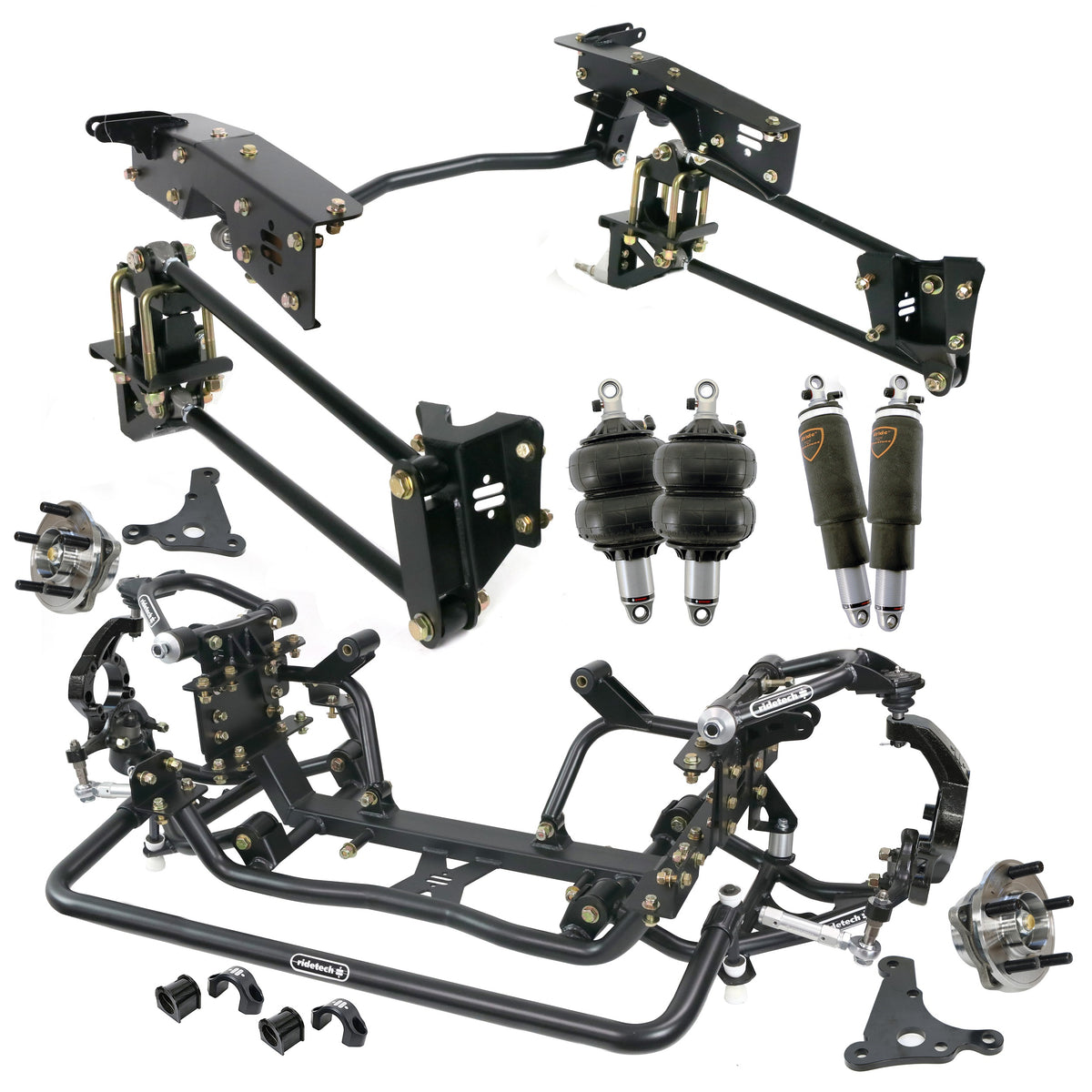 Ridetech 12330296 - HQ Air Suspension System W/ Hub Spindles For 1973 ...