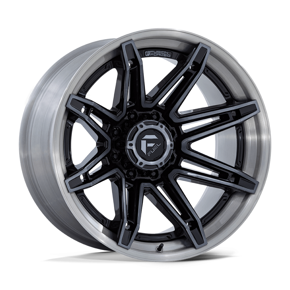 Fuel Wheels FC401BT24128744N - Fc401 Brawl 24X12 Gloss Black Brushed D ...
