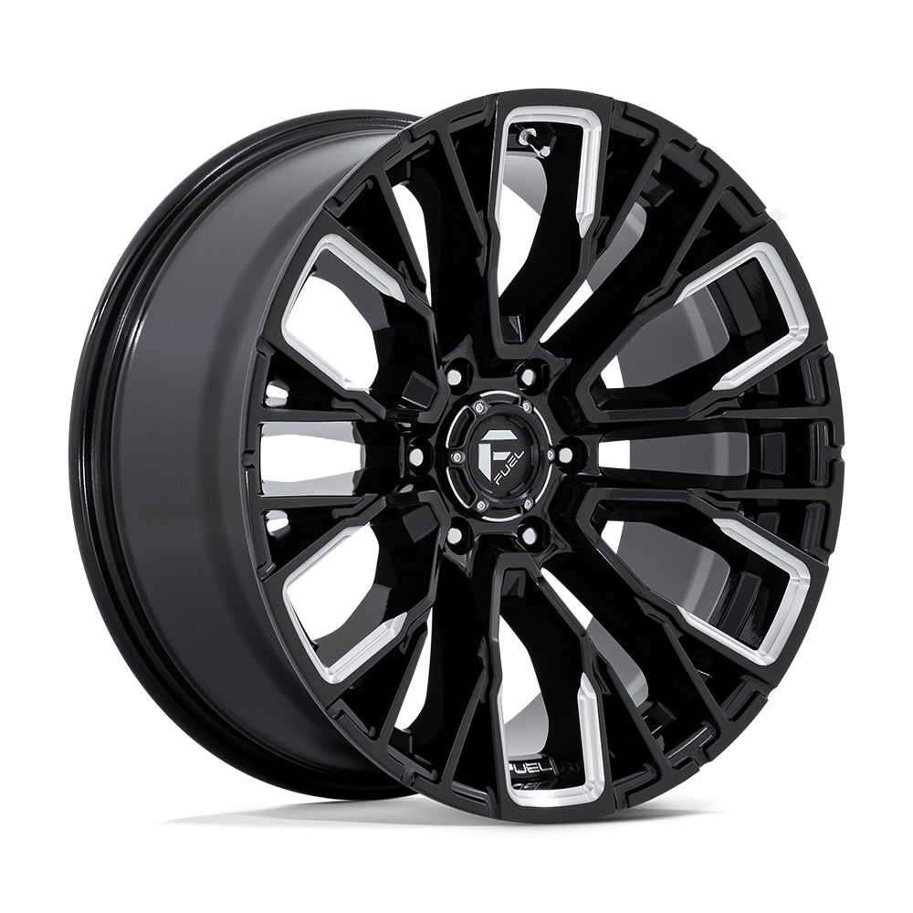 Fuel Wheels D84920908950 - D849 Rebar 20X9 Gloss Black Milled ...