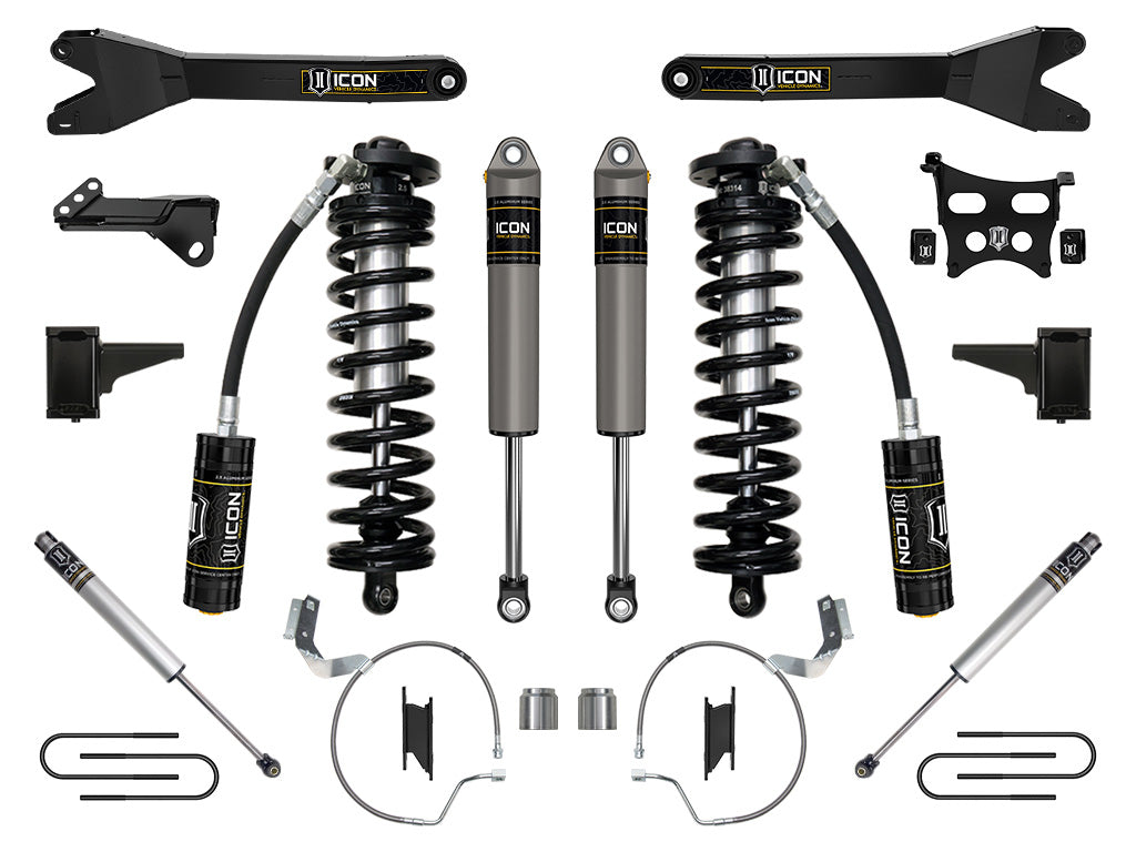 Icon K63213R - 2023-2025 Ford F-250/F-350 Super Duty 4WD, 4-5.5" Lift ...