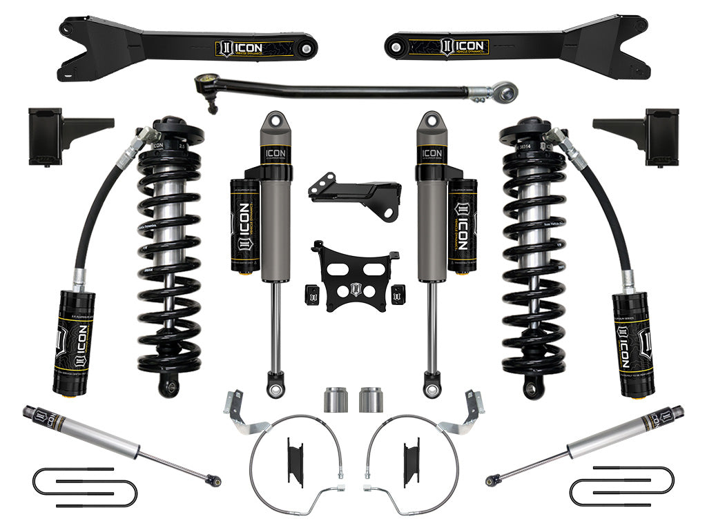 Icon K63214R - 2023-2025 Ford F-250/F-350 Super Duty 4WD, 4-5.5" Lift ...