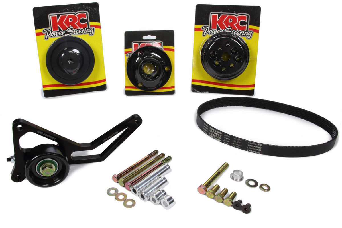 KRC Power Steering KRC 37451000 - Pro Series Serpentine Pulley Kit 1:1 ...