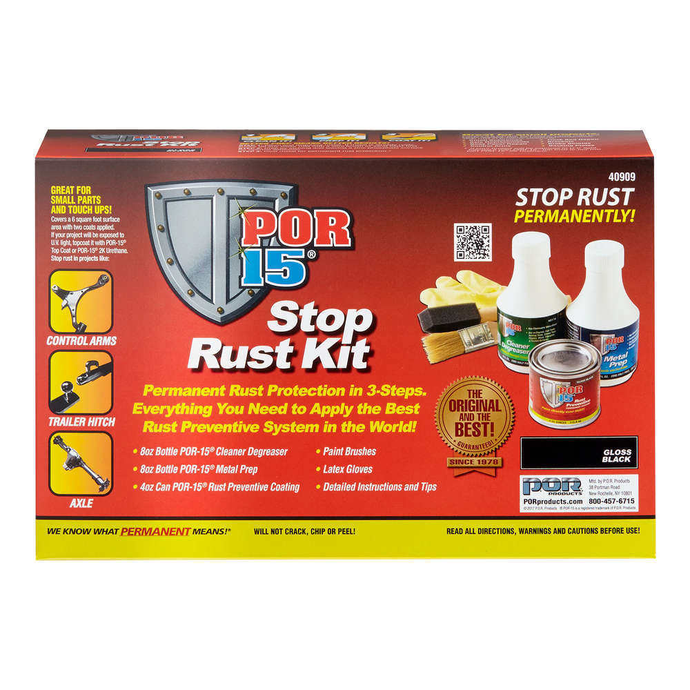 Por-15 40909 - Rust Preventative - Stop Rust - Cleaner / Coating / Pre ...