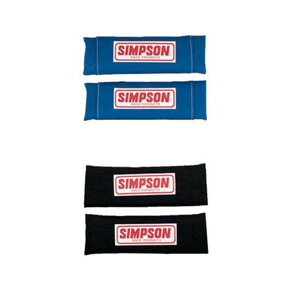 Simpson Safety 23020BK - Simpson Racing Nomex® Harness Pads – Complete ...