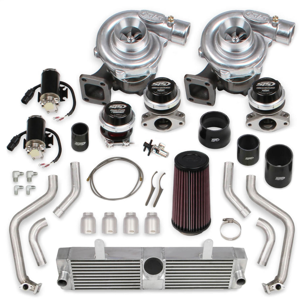 Holley STS2001 - STS Turbo Twin Turbocharger System – Complete Street ...