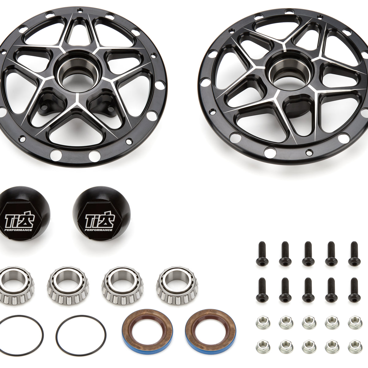 Ti22 Performance TIP2800 - Direct Mount Front Hubs Forged Black ...