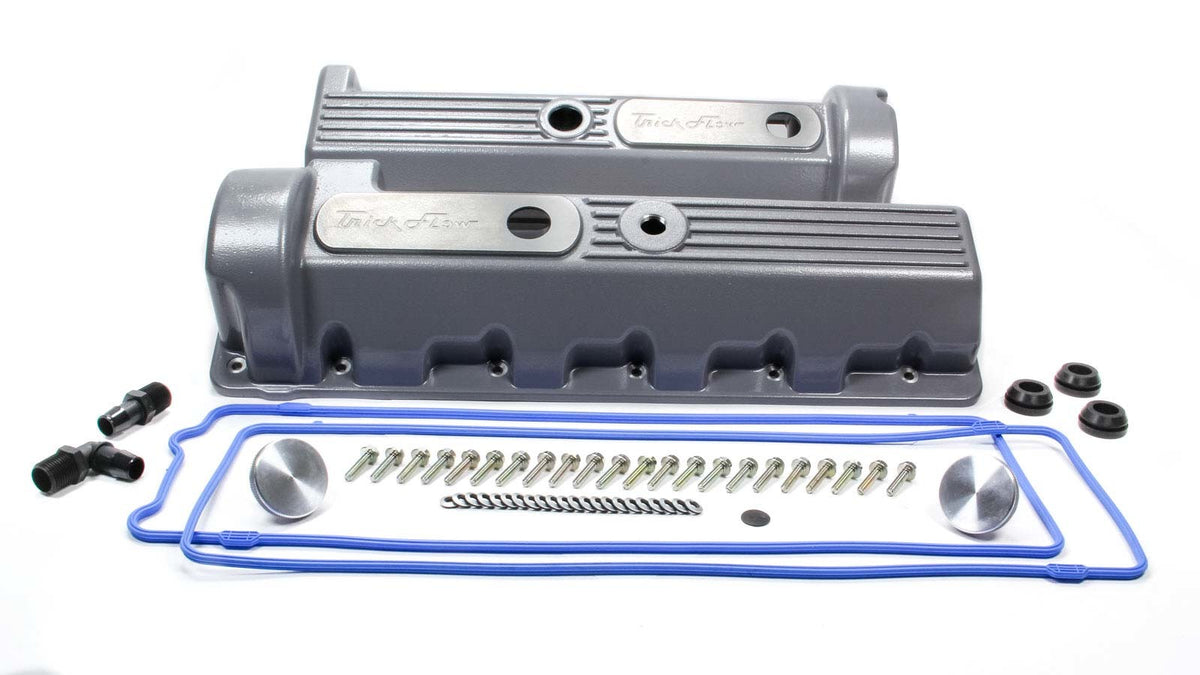 Trick Flow TFS-51800801 - Valve Cover Kit Ford 4.6 Motor 11-Bolt Cast ...
