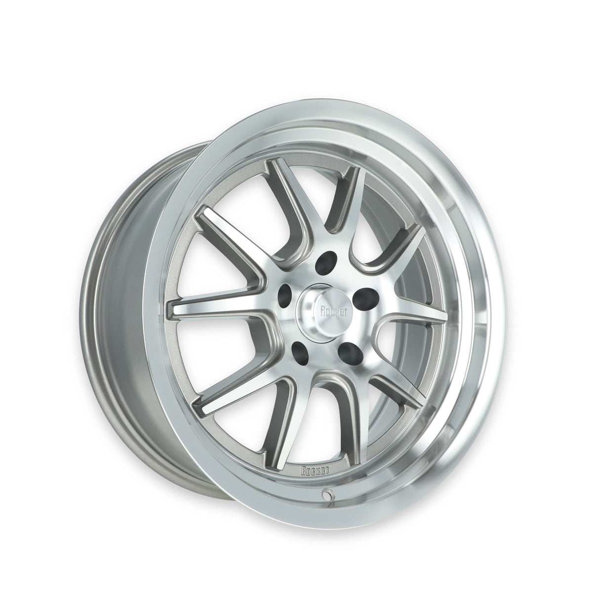 Rocket Racing Wheels TTR19-886145 - TTR19 Attack - Titanium/Machined ...